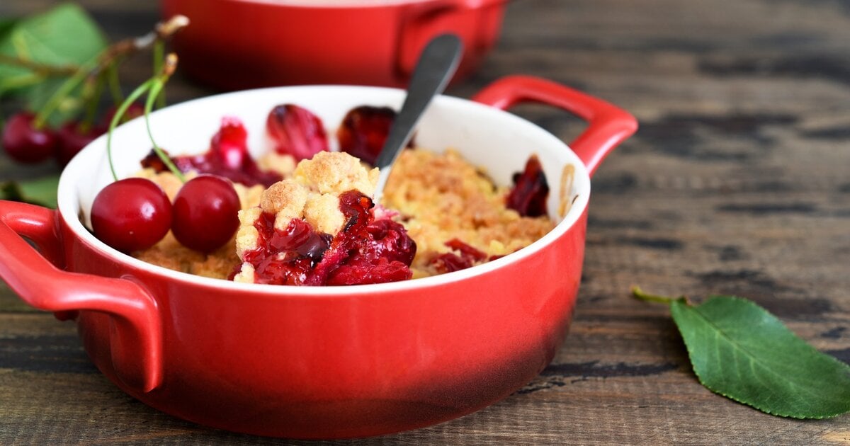 Kirsch-Crumble: Tolles Rezept für den Sommer