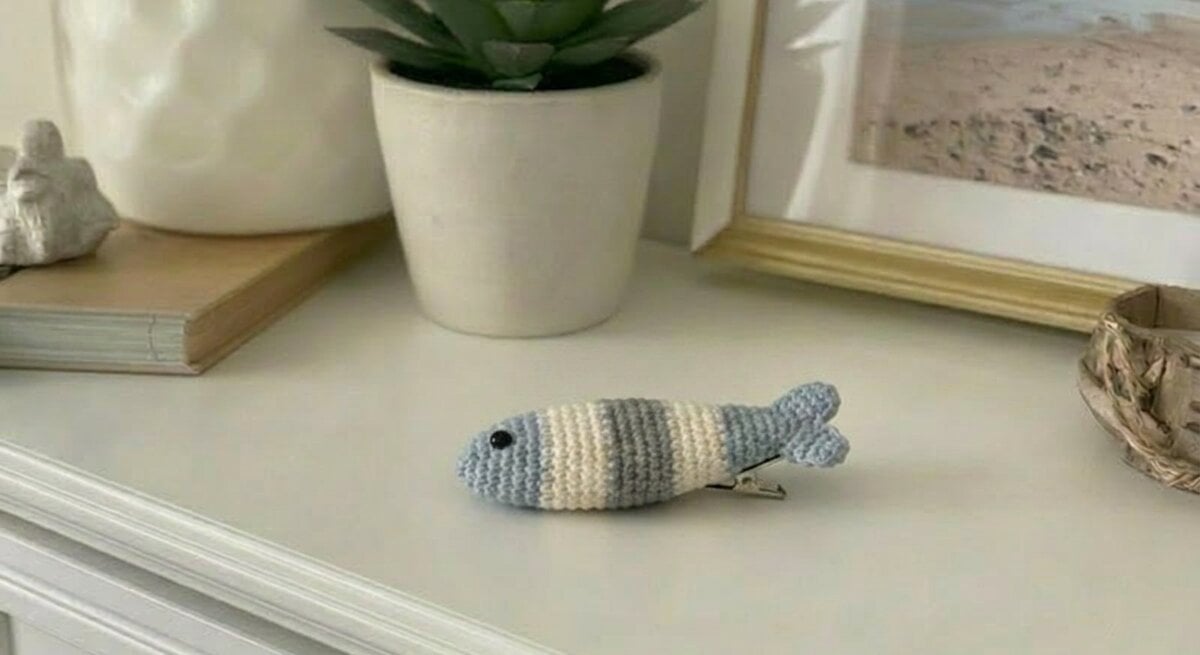 Fidget Fish häkeln: Der Trend zum Klicken, Drücken und Entspannen